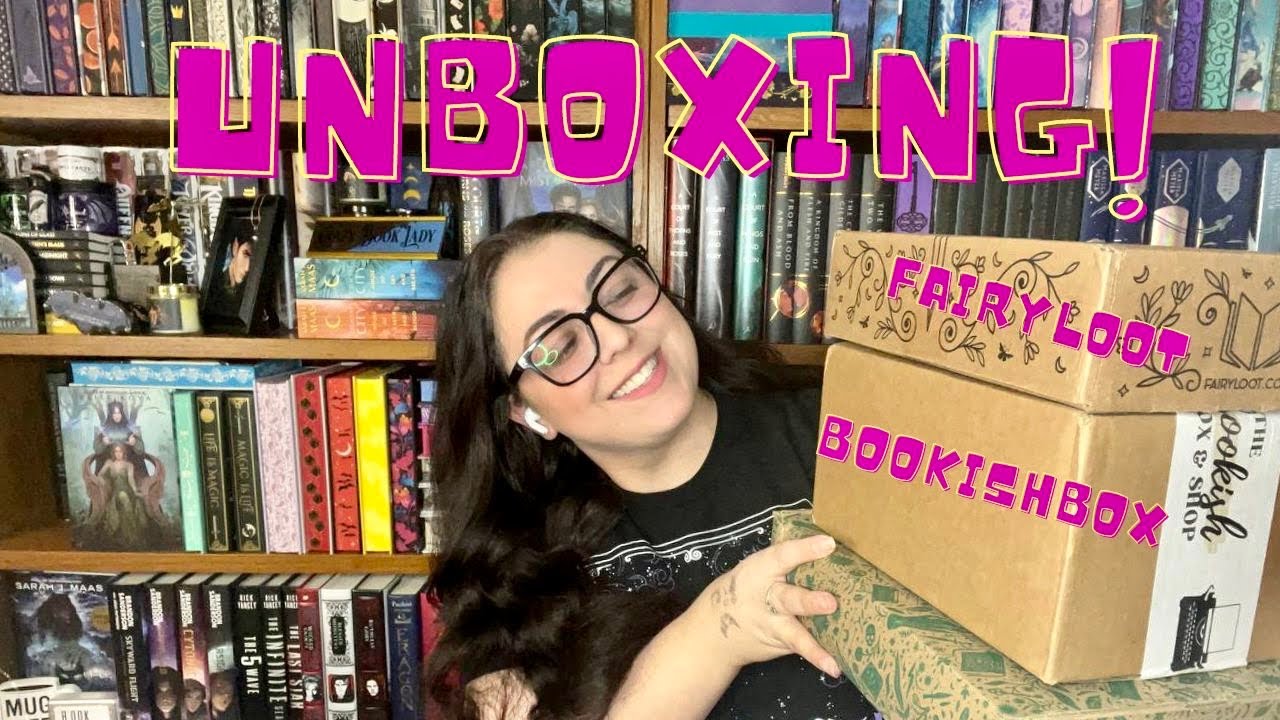 Book Unboxing | October Fairyloot and May Bookish Box - YouTube