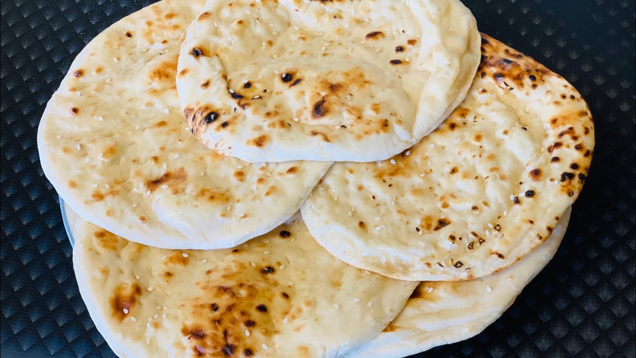 NAAN WITHOUT TANDOOR | TIL WALA NAAN | SESAME NAAN ~ MOM’S CUISINE ...
