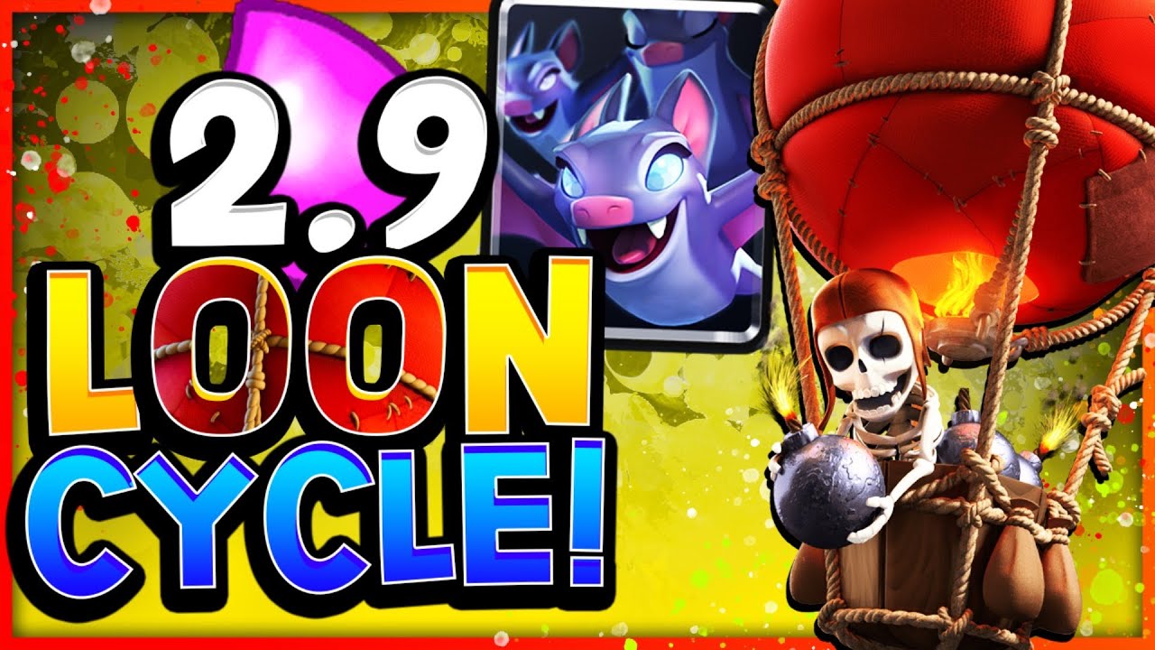 LADDER with 2.9 BALLOON MINER FAST CYCLE! - CLASH ROYALE - YouTube