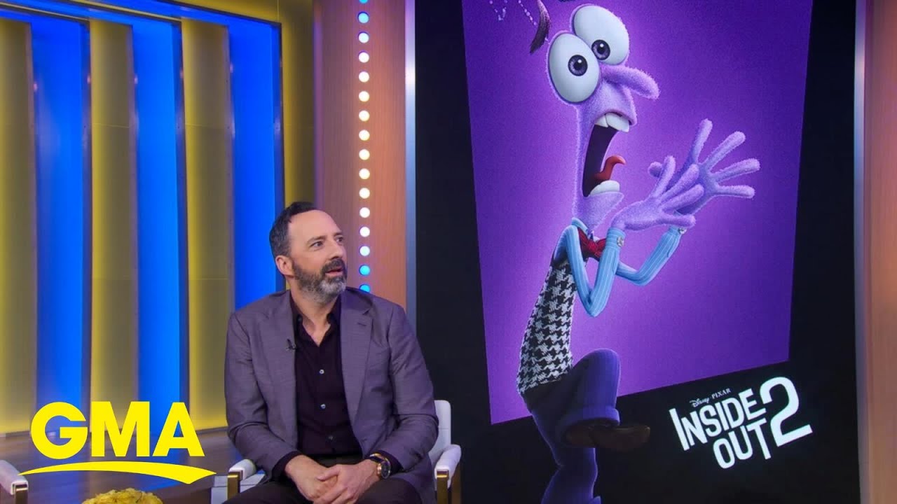 Tony Hale talks playing Fear in 'Inside Out 2' - YouTube