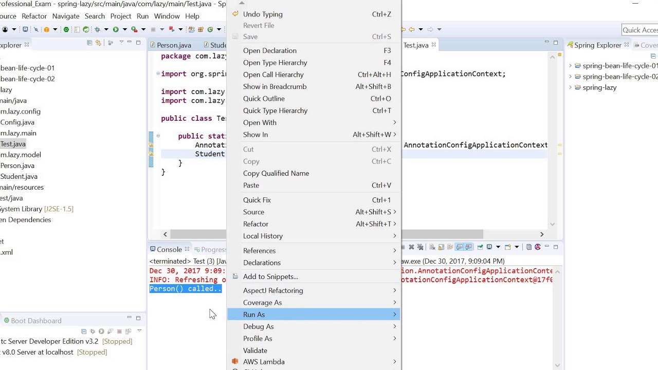 Spring @Lazy Annotation - YouTube