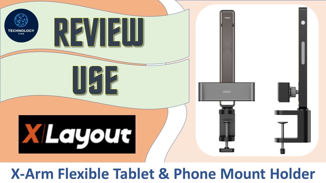 Xlayout Flexible Tablet & Phone Mount Holder: X-Arm Review, Setup & Use - YouTube