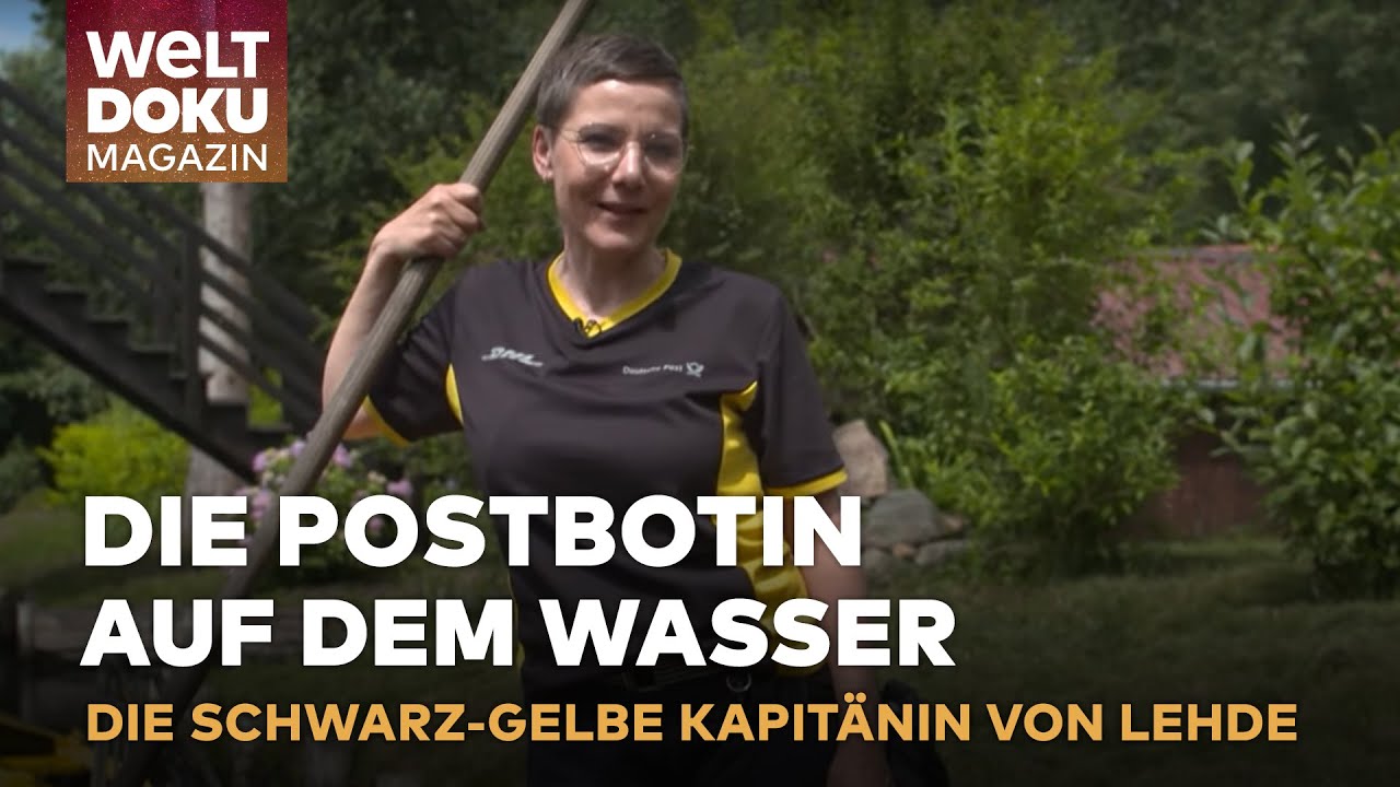 POSTBOTIN AUF DEM WASSER: So wird im Spreewald die Post ausgeliefert ...