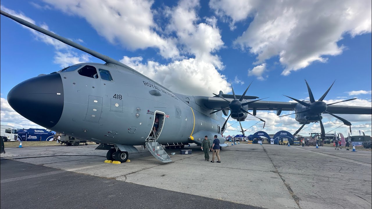 Inside Of The RAF Airbus A400M Atlas! - YouTube