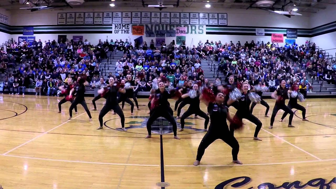 Redmond Dance Team - Kentwood Competition - Top gun- POM - 2/27/2016 ...