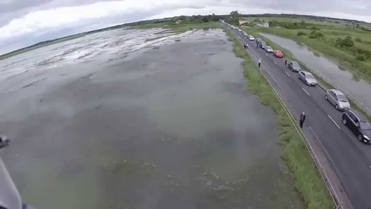 west mersea strood flooded..Arial footage - YouTube