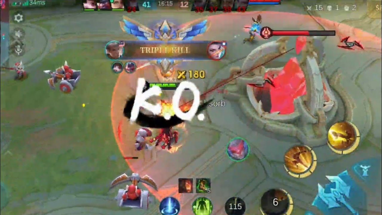 Chou, Lesley, Cheng'e, Franco, Julian VS Belerick, Hanabi, Saber, Vale ...