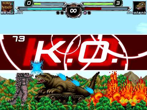 MUGEN: Bemular Vs Dinosaur Tank