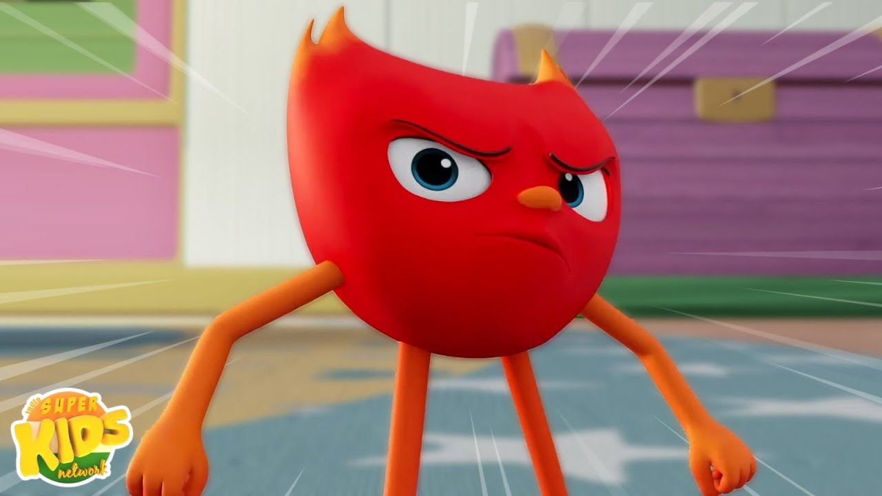 Mighty Red Booya Cartoon, Funny Videos for Children and Kids Songs ...
