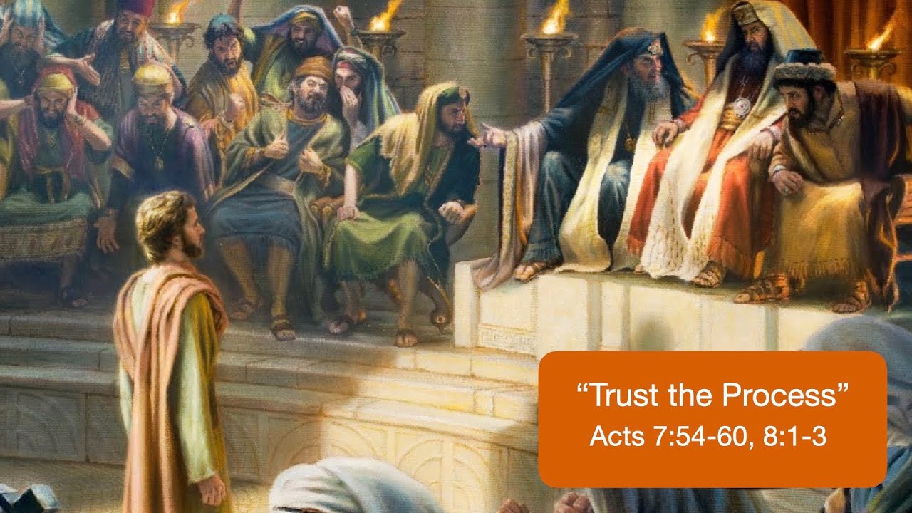 10-13-24 Sunday Service ("Trust the Process" -Acts 7:54-60, 8:1-3 ...