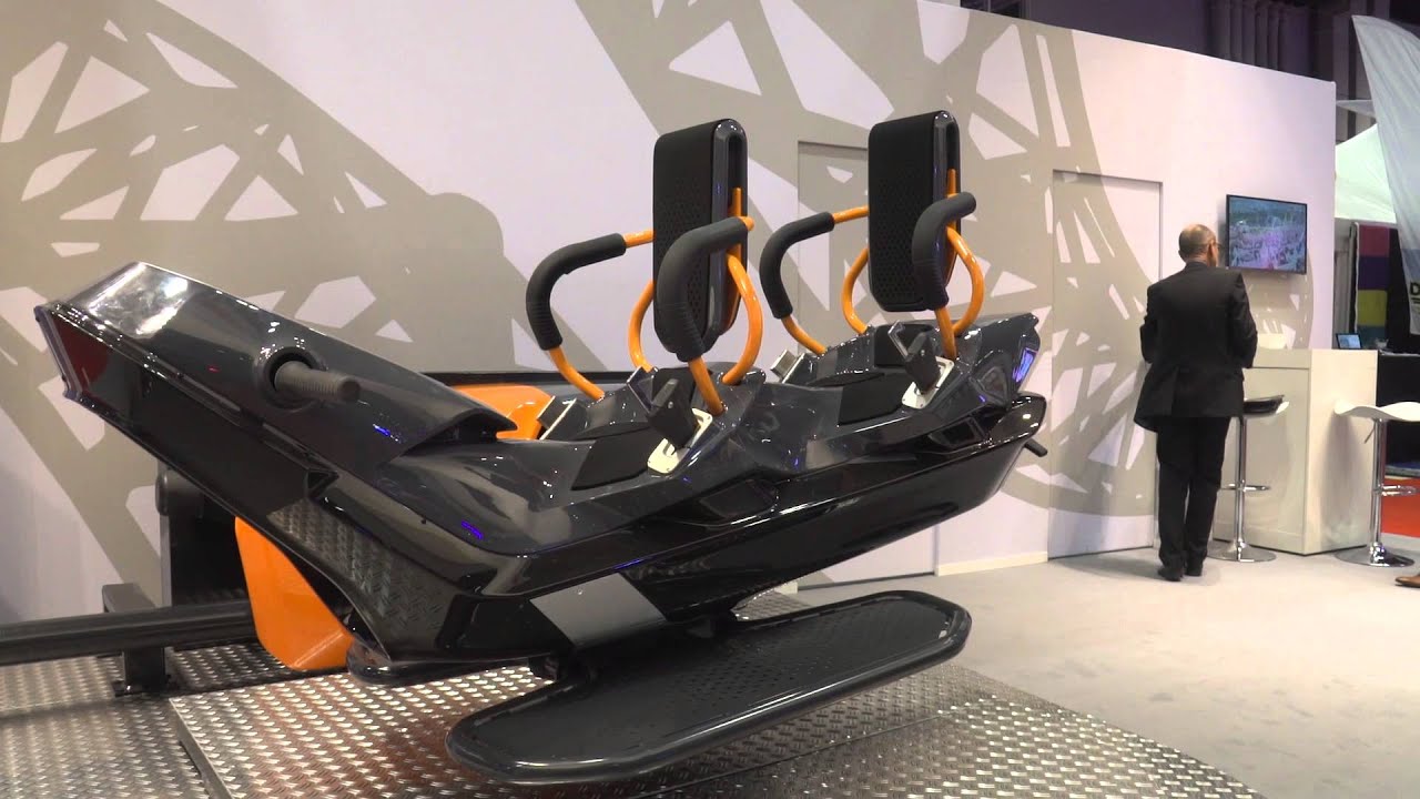Maurer Announces New Wing Roller Coaster (IAAPA 2015) - YouTube