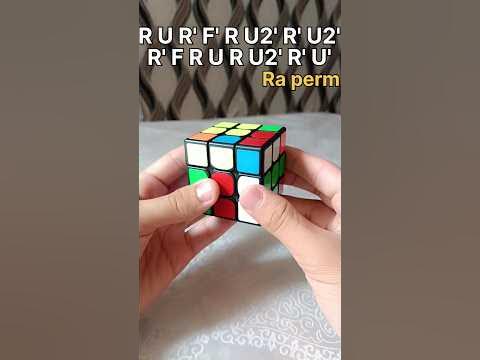 Ra perm Algorithm/rubik's cube pll #shorts - YouTube