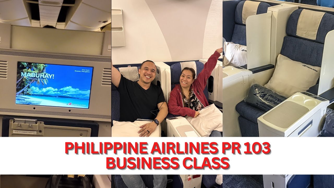 Our FIRST TIME flying BUSINESS CLASS with Philippine Airlines - YouTube