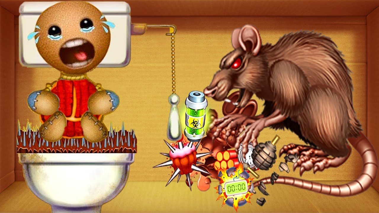 Kick The Buddy Toilet Vs Gluttonous Rat Vs Explosives | Kick The Buddy ...
