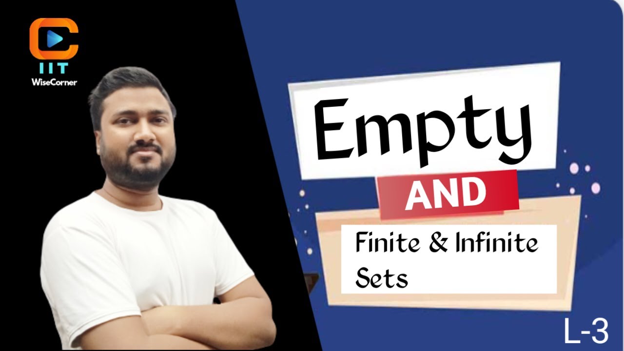 Sets Empty Sets And Finite And Infinite Sets Iit Jee Class 11 Math Chapter 1 Explained L 3