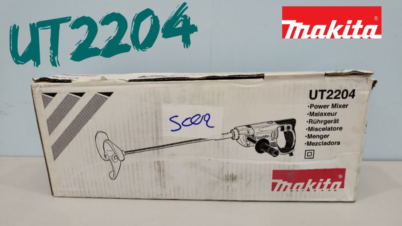 Makita UT2204 - Makita Power Mixer 220mm [ Made in Japan ] - YouTube