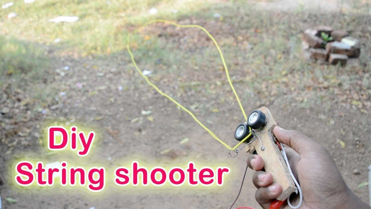 How to make String shooter | Rope launcher. - YouTube