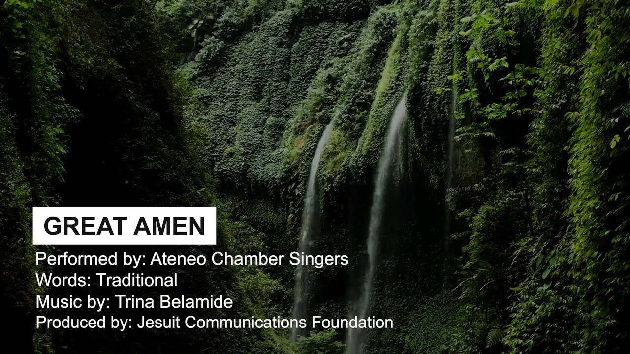 Great Amen I Ateneo Chamber Singers | Acclaim - YouTube
