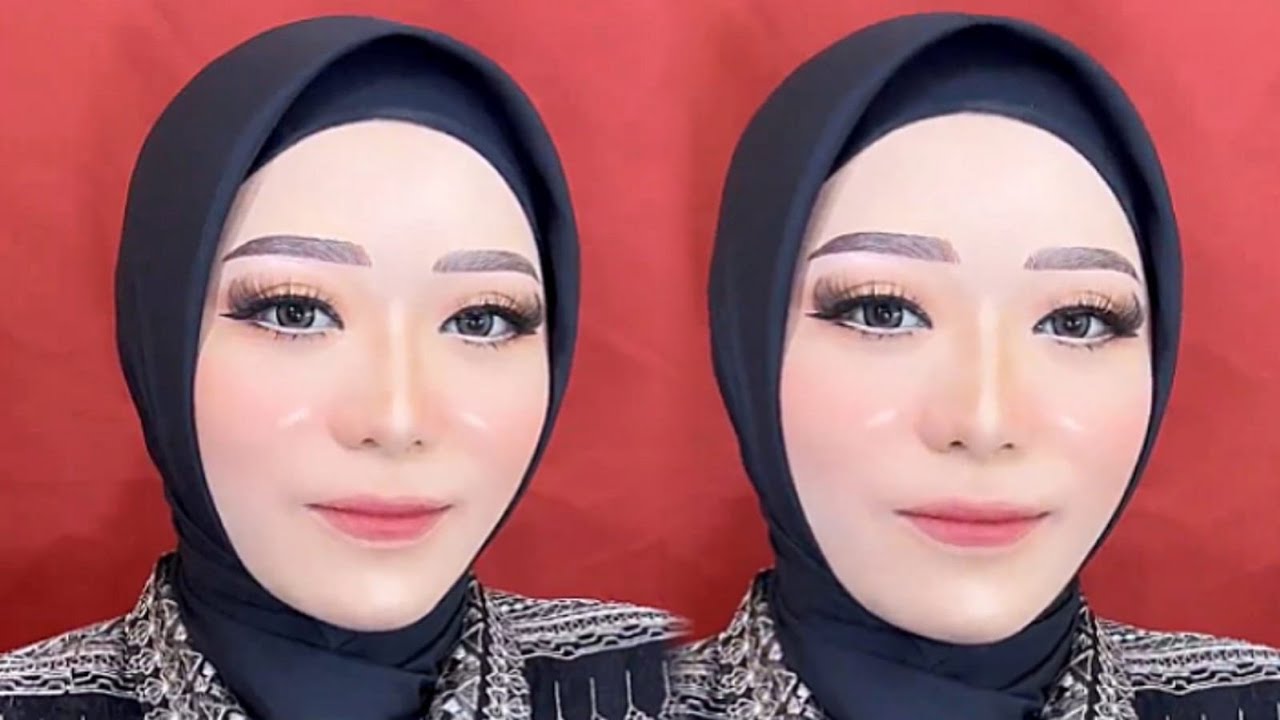 TUTORIAL MAKEUP NATURAL CANTIK | HIJAB TERBARU - YouTube