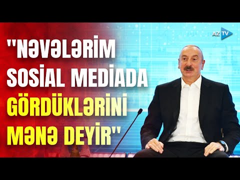 Prezident də sosial şəbəkələrdən istifadə edirmiş: \