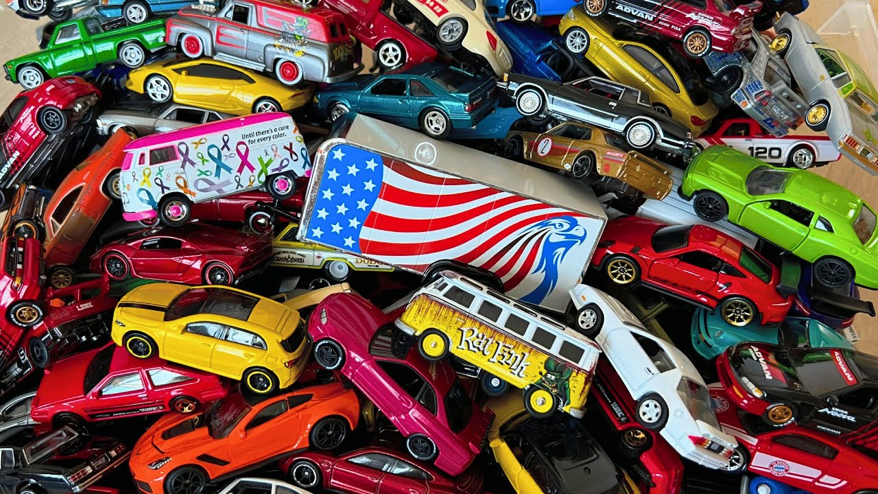 Siku Cars And Hot Wheels Galore In A Box! - YouTube