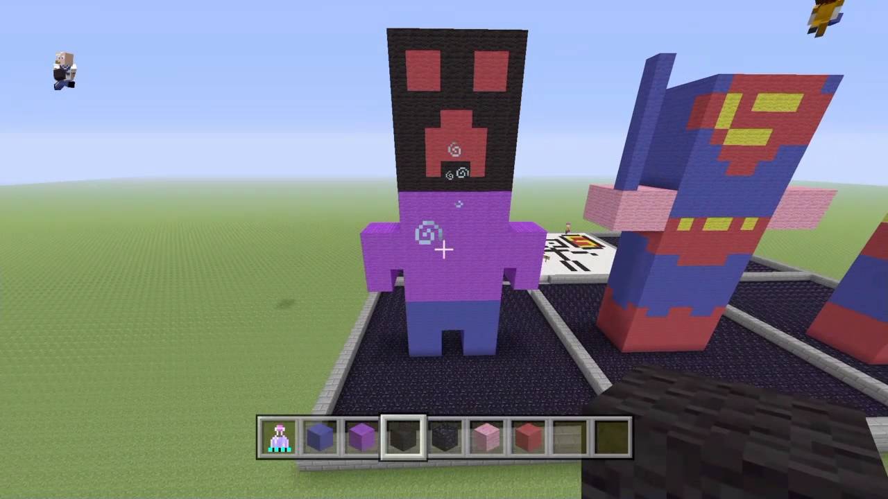 MINECRAFT QUICK BUILD CHALLENGE - SUPERHERO - YouTube