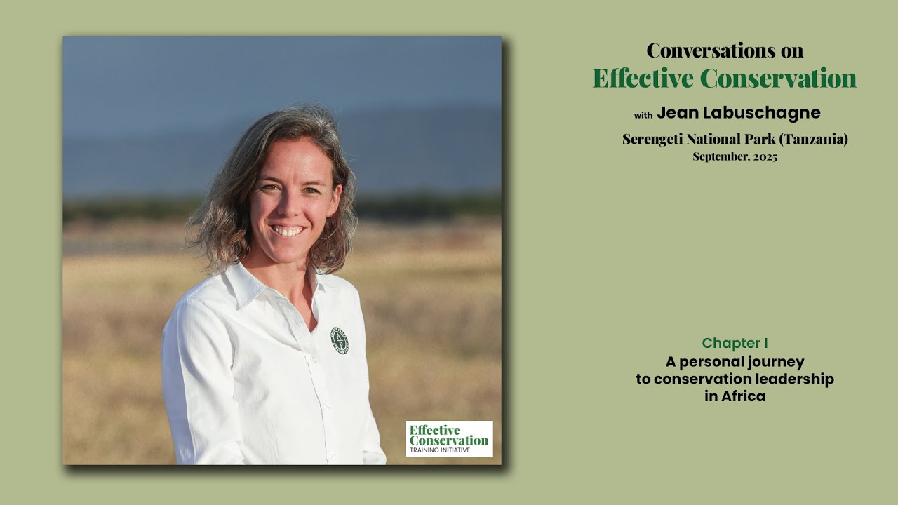 Jean Labuschagne. Chapter I. A personal journey to conservation ...