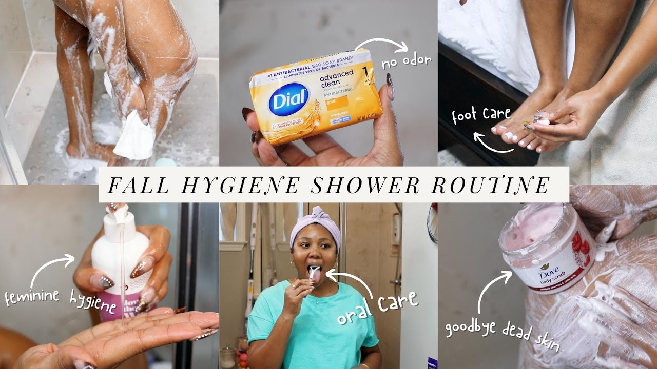 ULTIMATE FALL SHOWER ROUTINE | Feminine Hygiene +Oral Hygiene ...