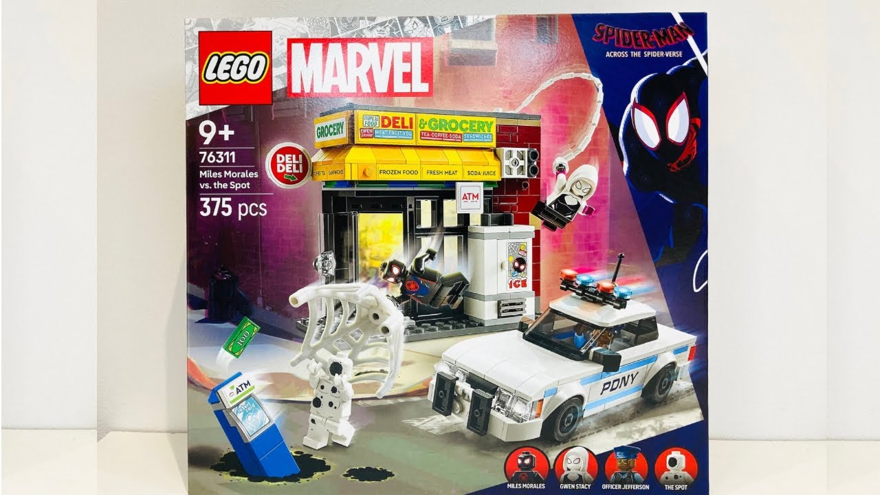Lego Marvel Spider-Man Miles Morales vs The Spot set 76311 REVIEW - YouTube
