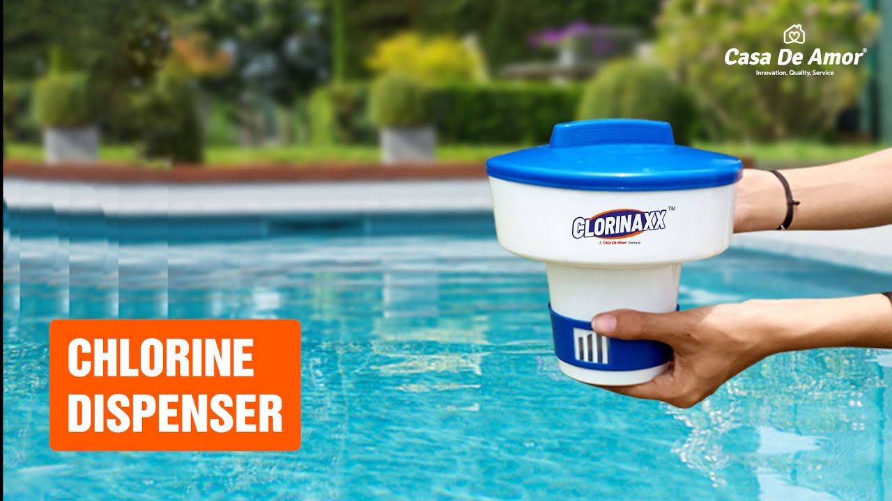 How to Use Floating Swimming Pool Chlorine Dispenser / Holder | Easy to ...