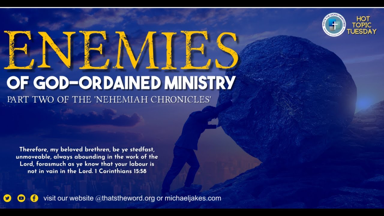 The Bible Speaks Live! | Hot Topic Tuesday: 'Enemies Of God-Ordained ...