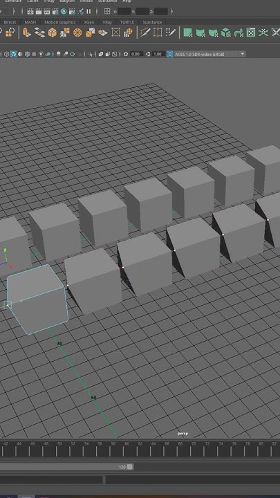 How to use Duplicate/Duplicate Special in Maya #3d #maya #tutorial - YouTube