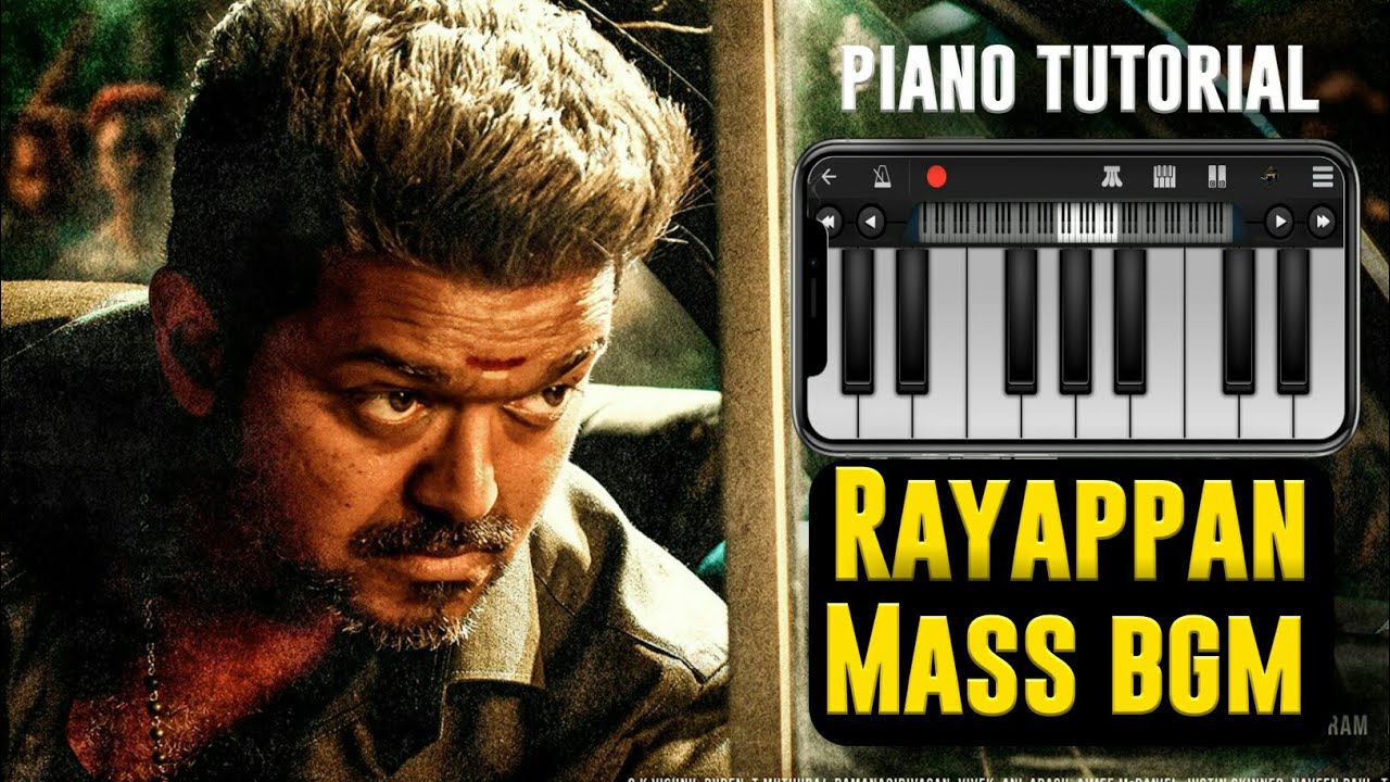 Rayappan Mass Bgm | Bigil Theme music | Thalapathy | Piano Tunes - YouTube