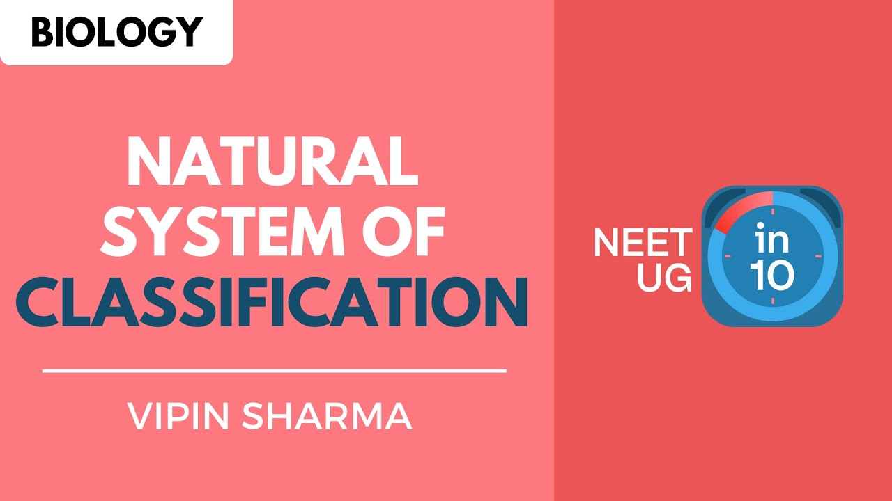Natural System of Classification | NEET Biology | NEET UG in 10 - YouTube