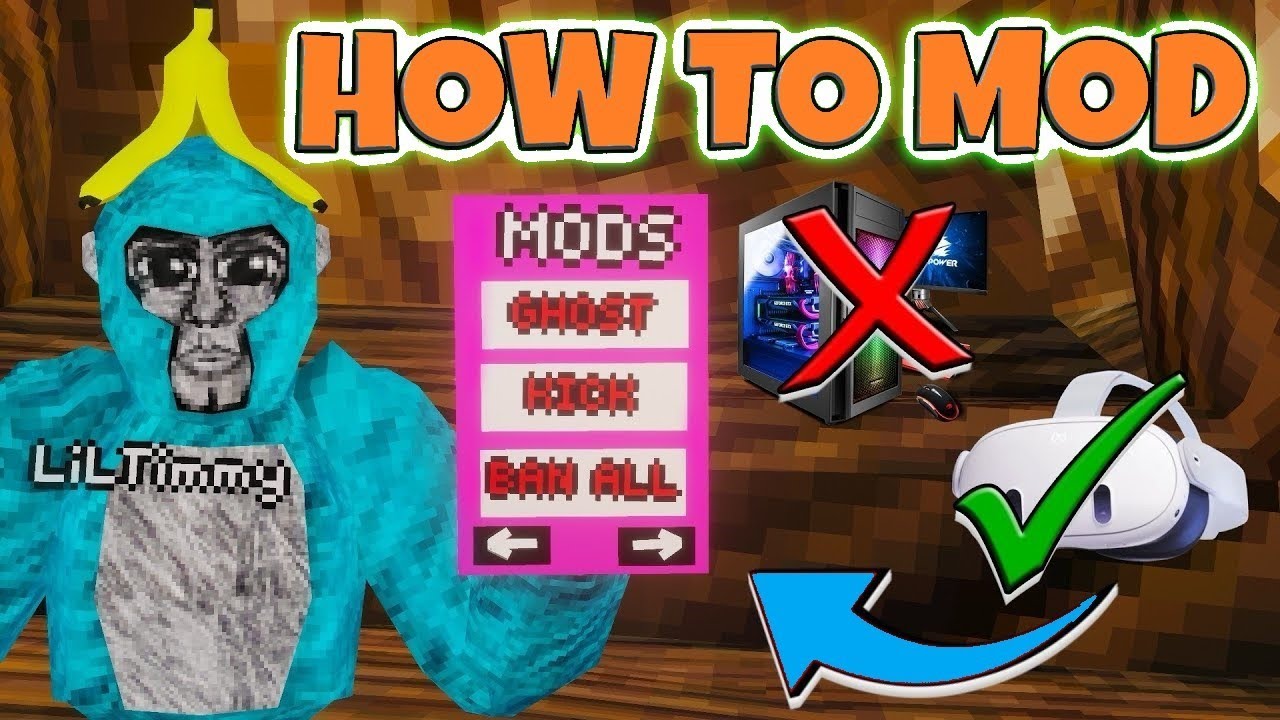 How To Get Mods On Gorilla Tag QUEST ONLY (SIMPLEST METHOD)(2025) - YouTube