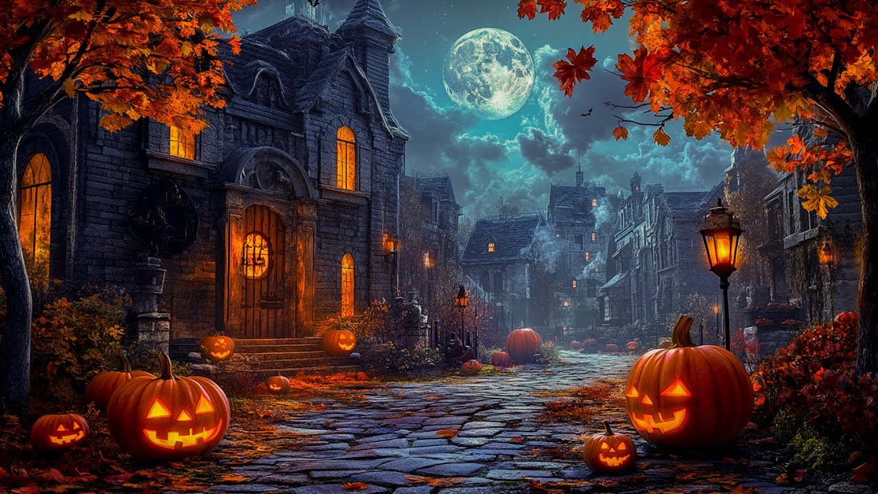 Relaxing Halloween Music - Spooky Halloween - Dark, Spooky, Autumn ...