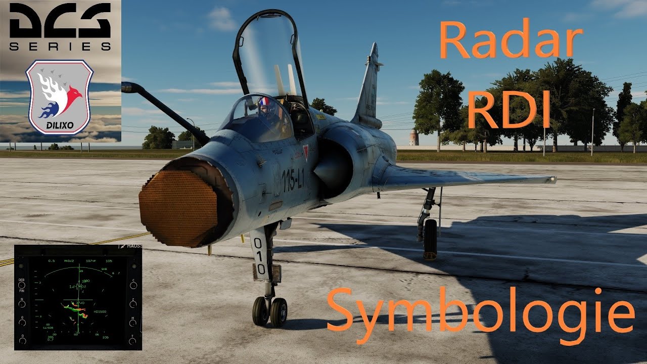 DCS - Dilixo - Mirage 2000C Radar RDI #1 - YouTube