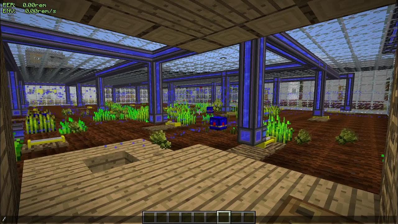 Buildcraft Robots going about their routines - YouTube