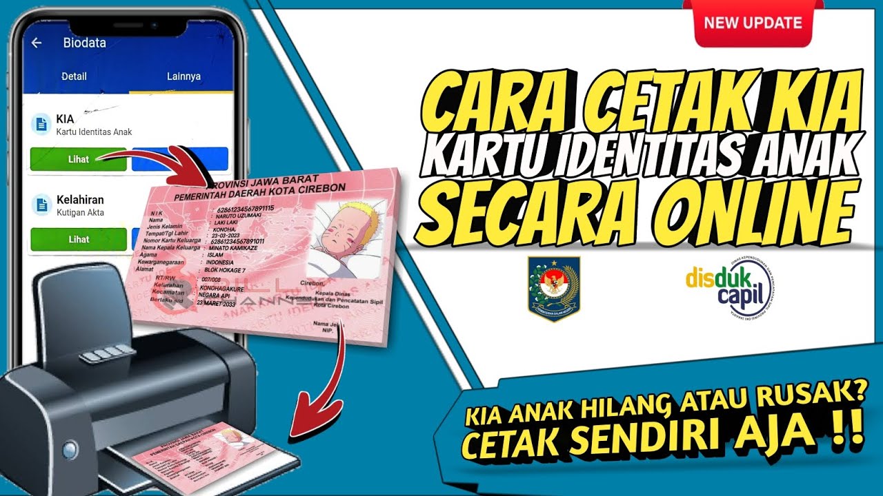 cara cetak ktp anak yang hilang secara online • Cara membuat Kartu ...