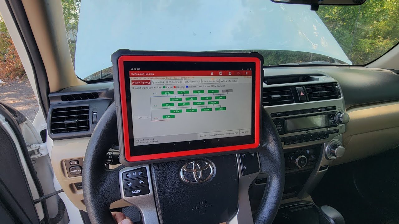 2013 Toyota 4Runner 2wd OBD scan plus underneath view pre-purchase ...