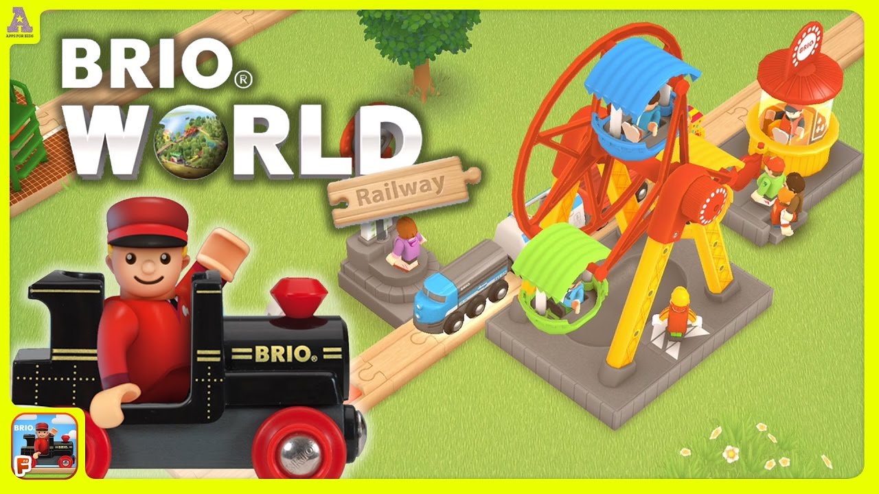 Brio World - Railway Part 4 - iPad app demo for kids - Ellie - YouTube