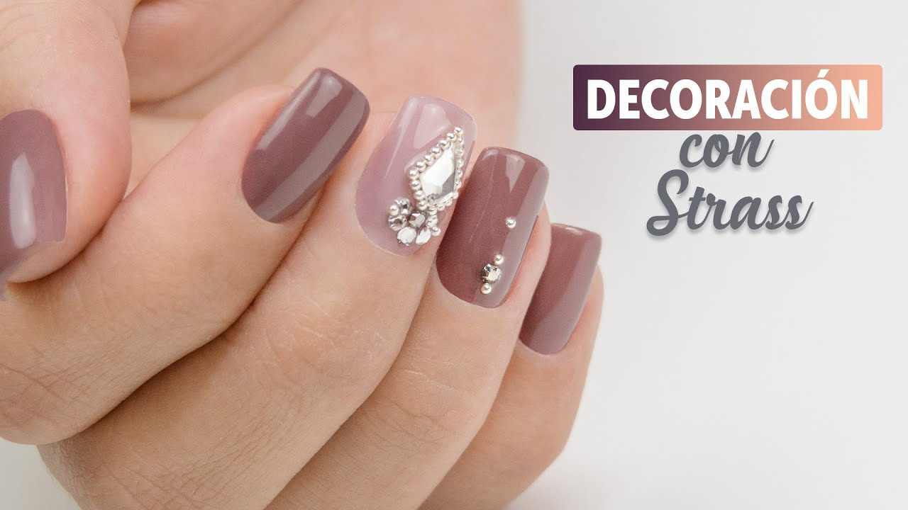 Paso a paso Manicura con CRISTALES STRASS | Manicura24 - YouTube