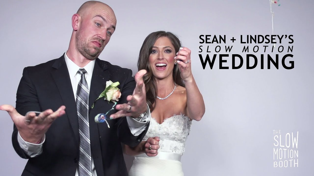 The Slow Motion Booth Presents | Sean + Lindsey's Wedding - YouTube
