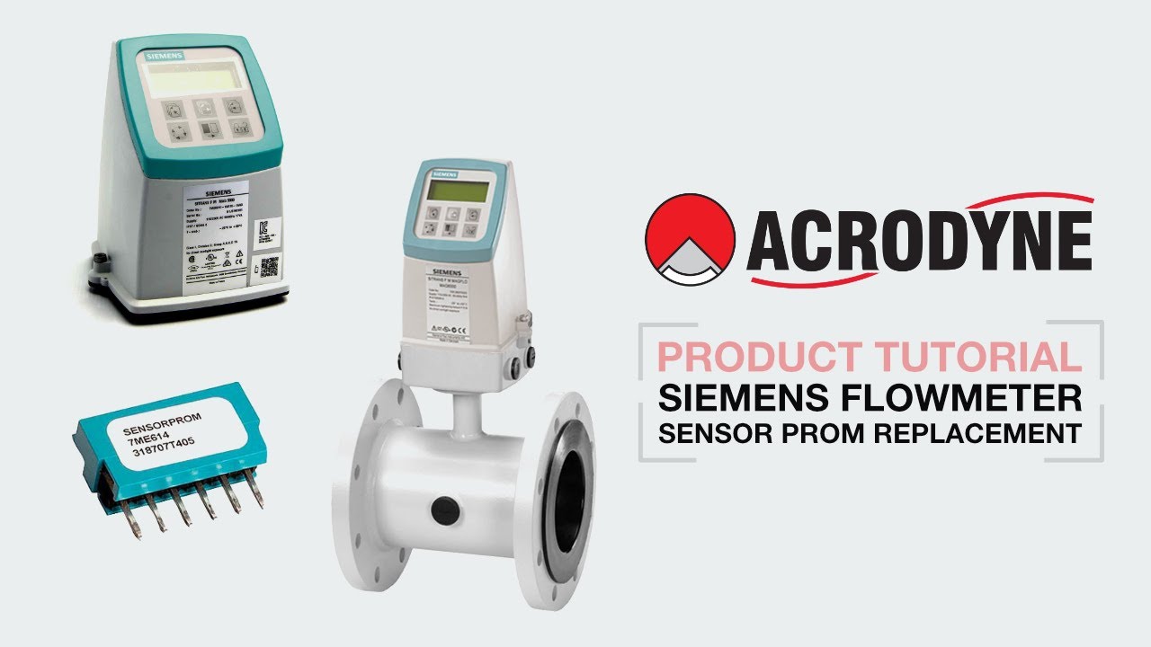 Siemens Flowmeter Sensor Prom Replacement - YouTube