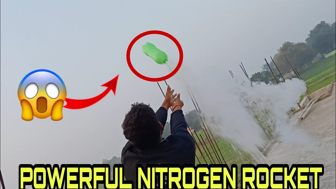 LIQUID NITROGEN ROCKET🚀🚀//make liquid nitrogen rocket at home. - YouTube