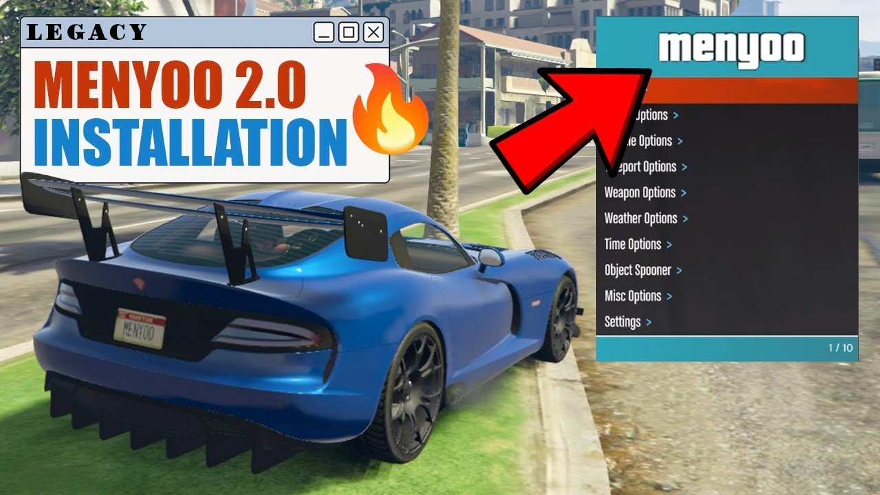 How to download Menyoo 2 0 GTA5 Story Mode Mod Menu Tutorial! - YouTube