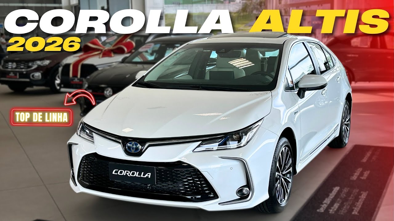 Toyota Corolla Altis Hybrid Premium 2026 - O Sedã Híbrido Mais ...