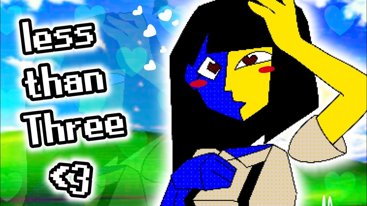 less than three || Ena fan animation 💙💛 - YouTube