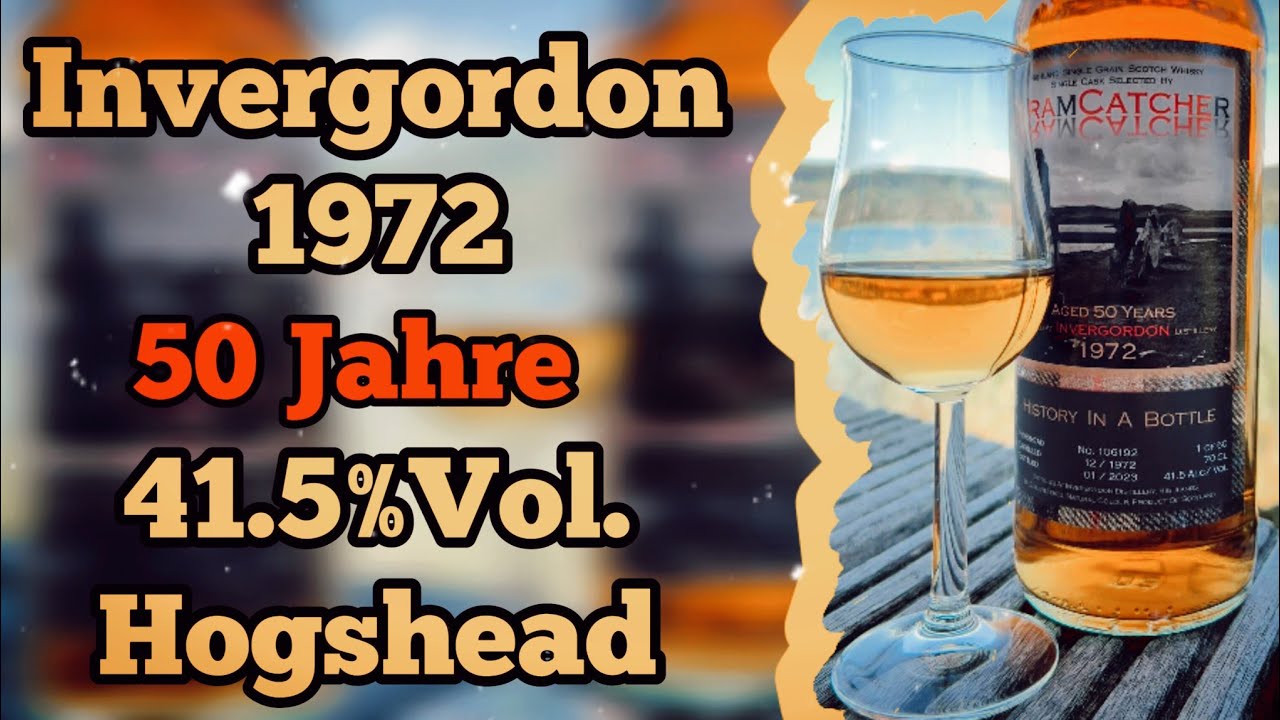 #186. INVERGORDON 1972 - 50yo - 41.5%Vol. - Hogshead - by Dramcatcher ...