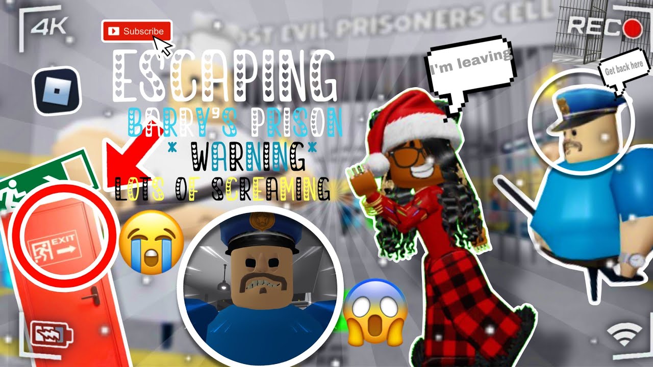 𓆝 𓆟 𓆞 𓆝 𓆟 || escaping Barry’s prison ||* lots of screaming*😭😥 𓆝 𓆟 𓆞 𓆝 𓆟 ...